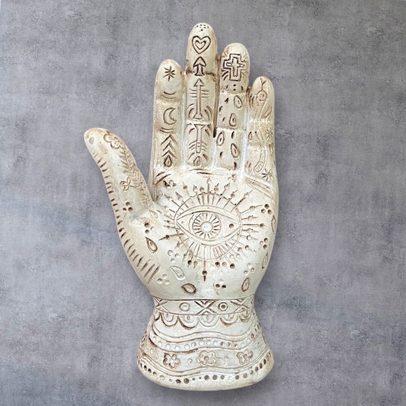 Art | Vintage Hamsa Hand God Hand Of Fatima Statue Figurine Jewelry ...
